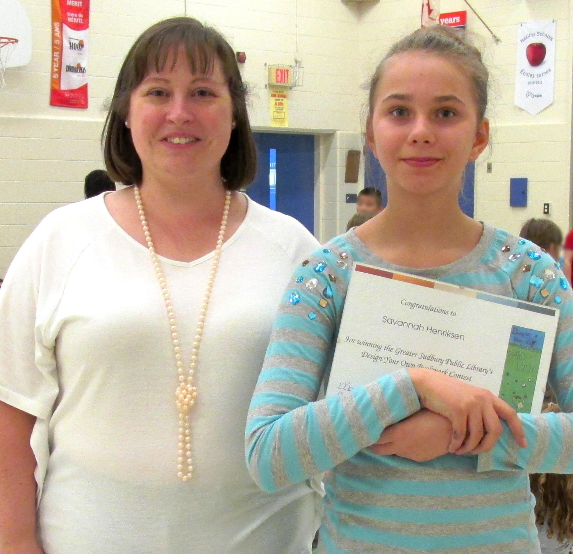 Grade 6 student at Queen Elizabeth PS designs winning bookmark ...