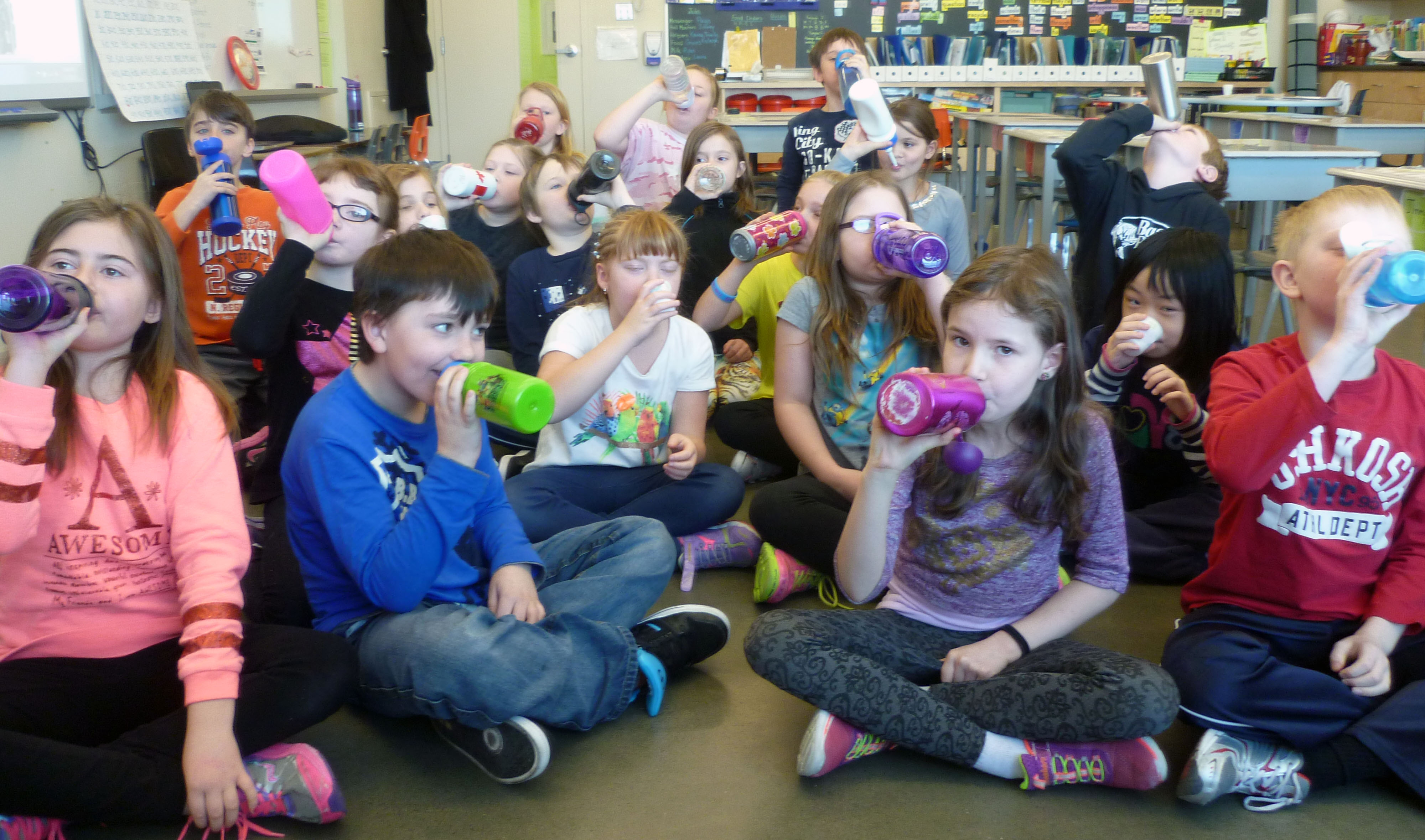 Walden Public School takes "The Great Gulp" - Rainbow District School Board