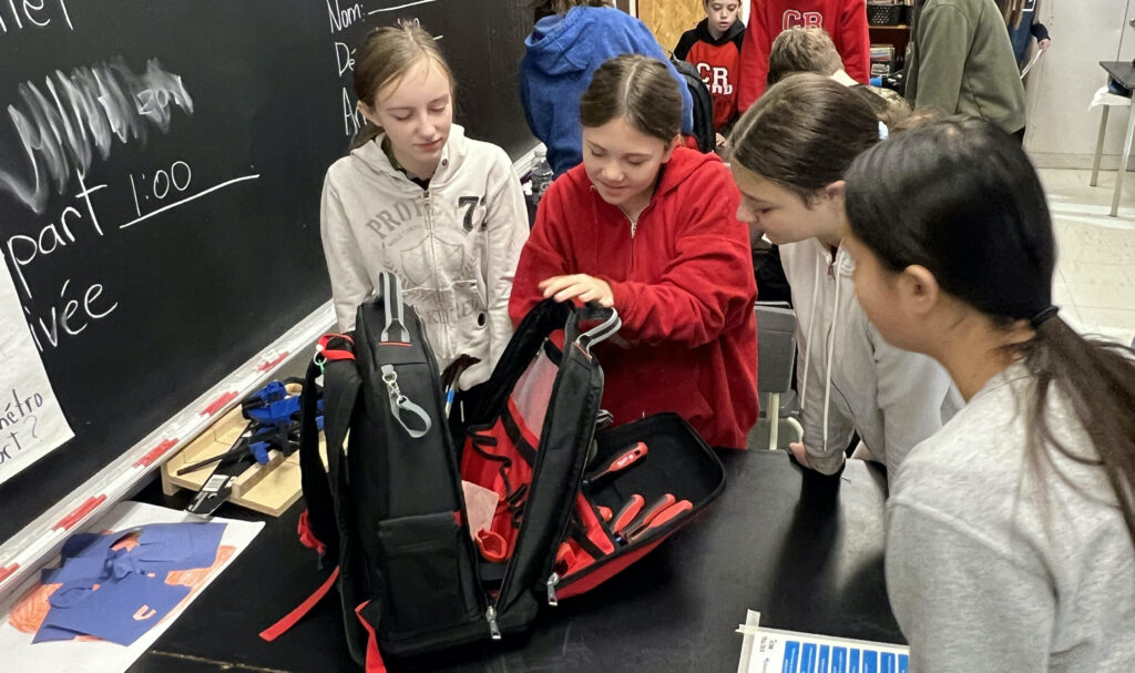 Rainbow Board launches Think Trades Trailer at C.R. Judd Public School ...
