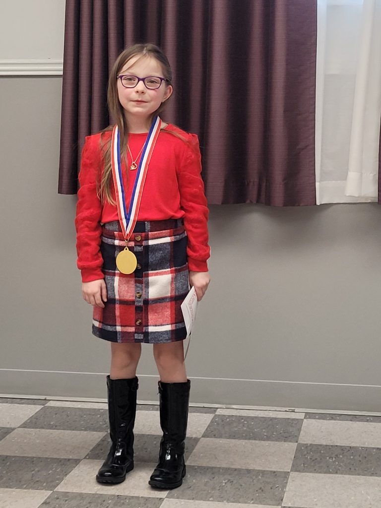 Grade 3 student earns top honours in public speaking - Rainbow District ...